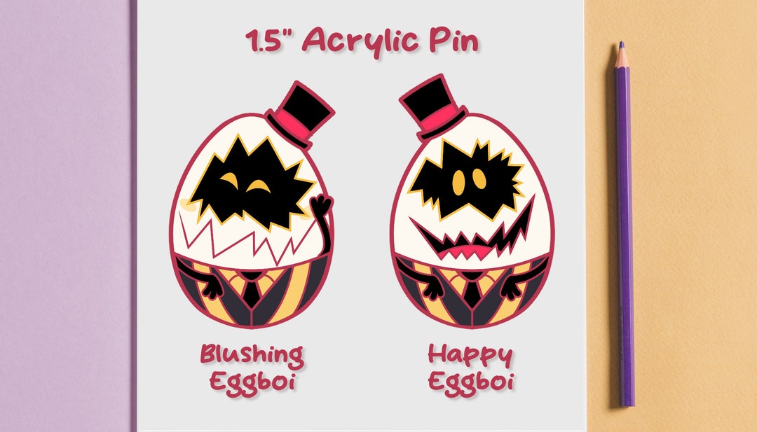 Acrylic Pins HH Eggboi Pins 1.5inches, Holo - Etsy UK