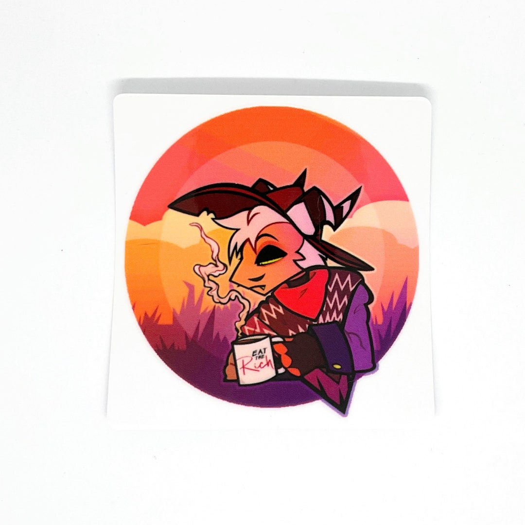 3.5inch Transfer Sticker - Helluva Boss Sleepy Striker - Etsy