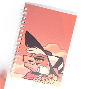 Helluva Boss Striker A6 Ringbound Notepad A6 Lined Paper - Etsy