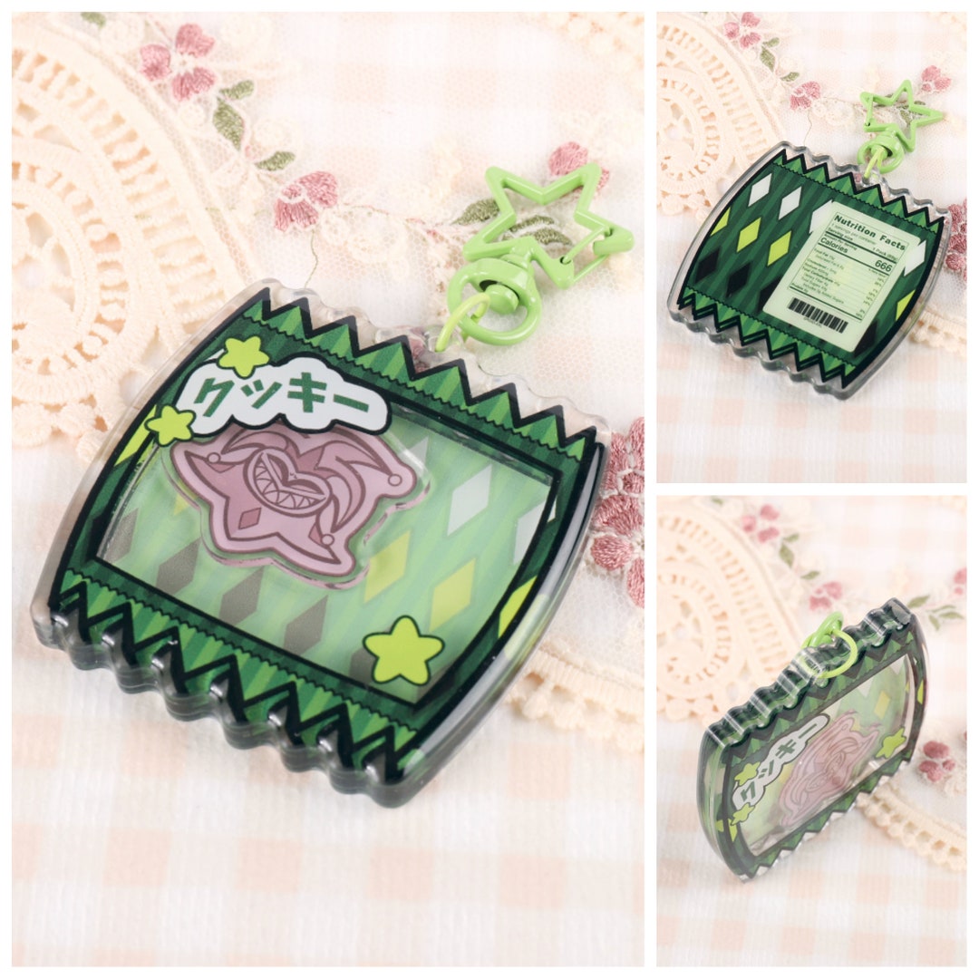 Shaker Keychain Helluva Boss 'character Cookies' 2.5 Inches, Clear ...