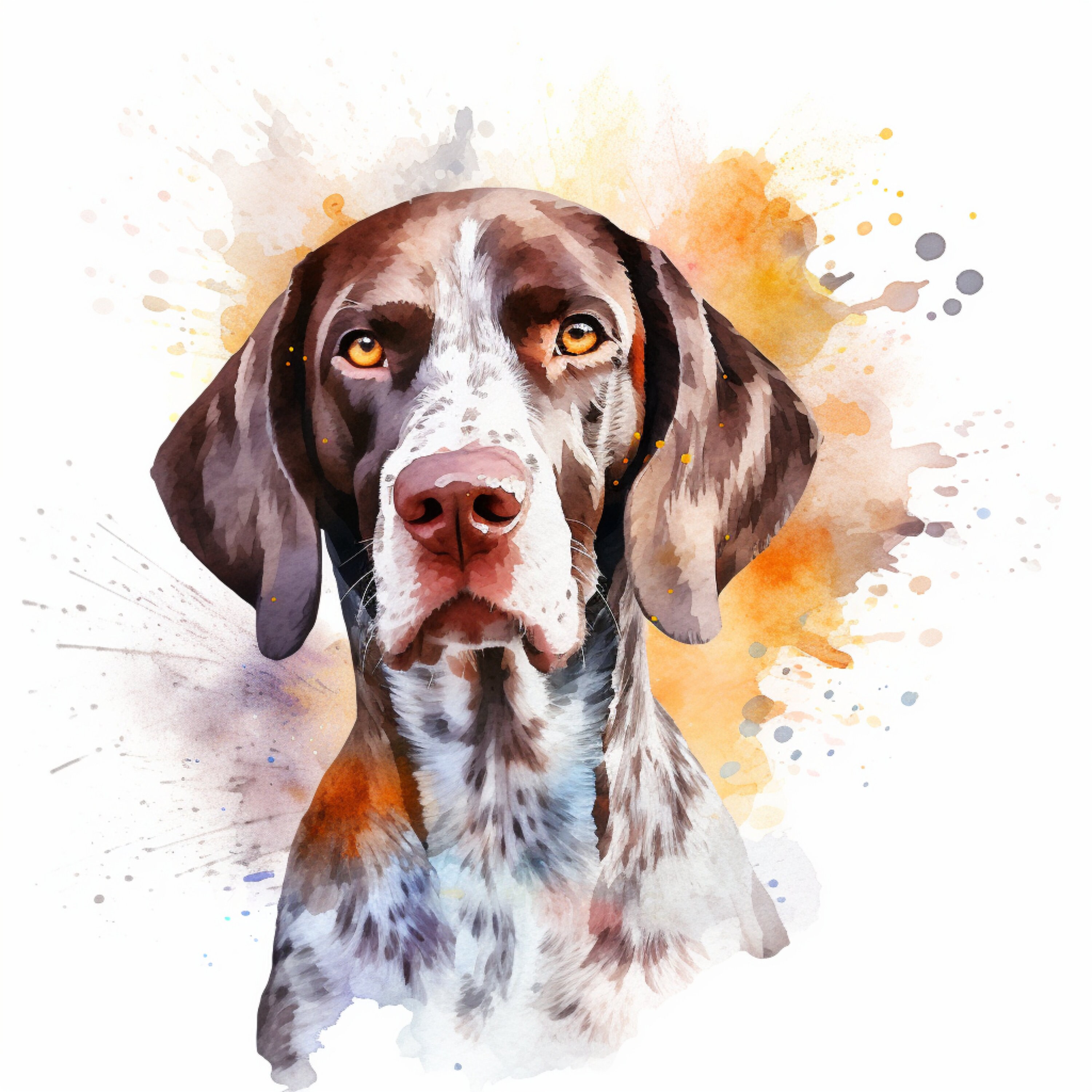 German Shorthaired Pointer Clipart - 12 High Quality PNG - Dog ...