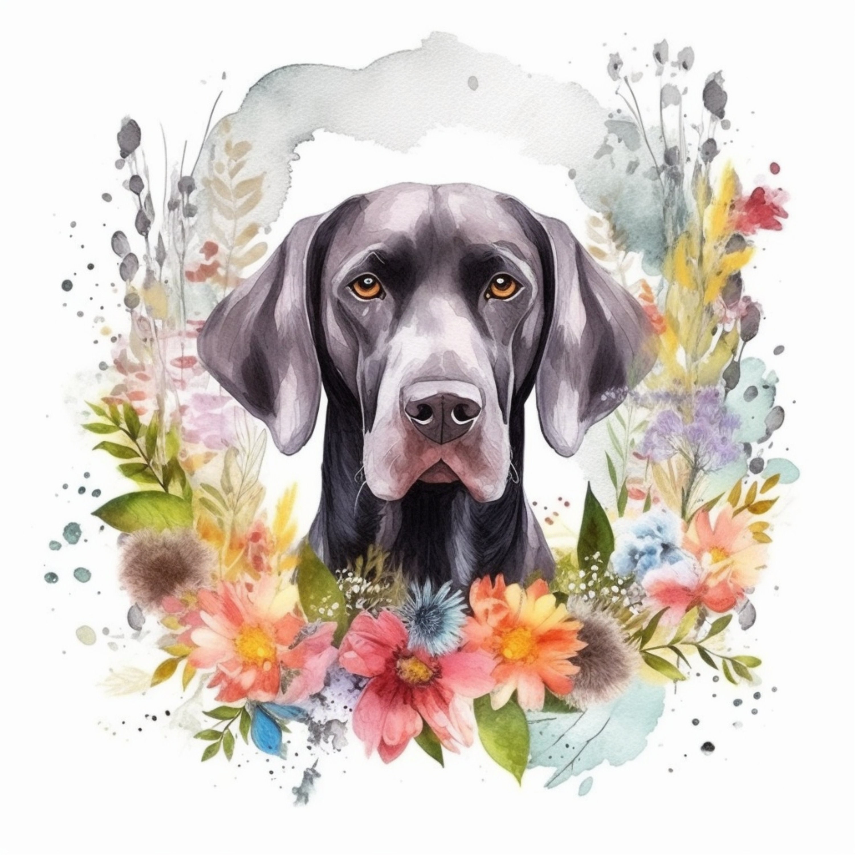 German Shorthaired Pointer Clipart - 12 High Quality PNG - Dog ...