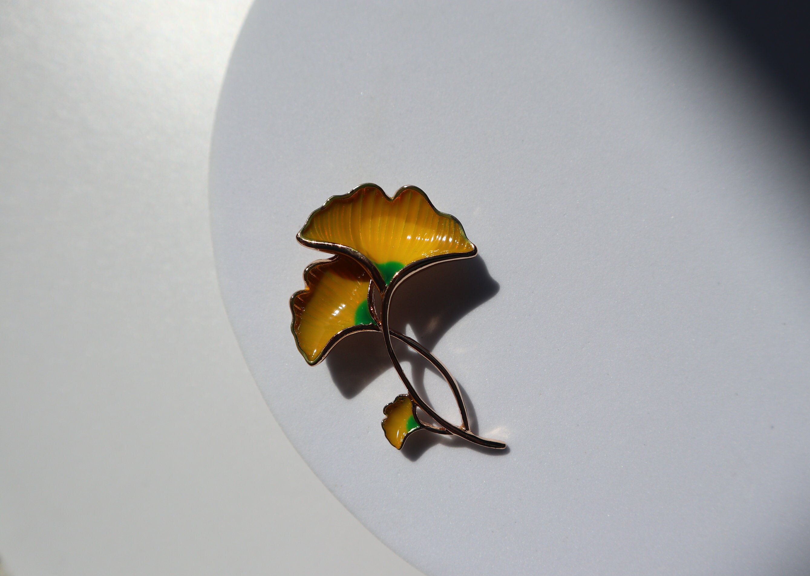 Ginkgo Leaves Pin Women's Pins and Brooches Fashion Brooch Weddings ...