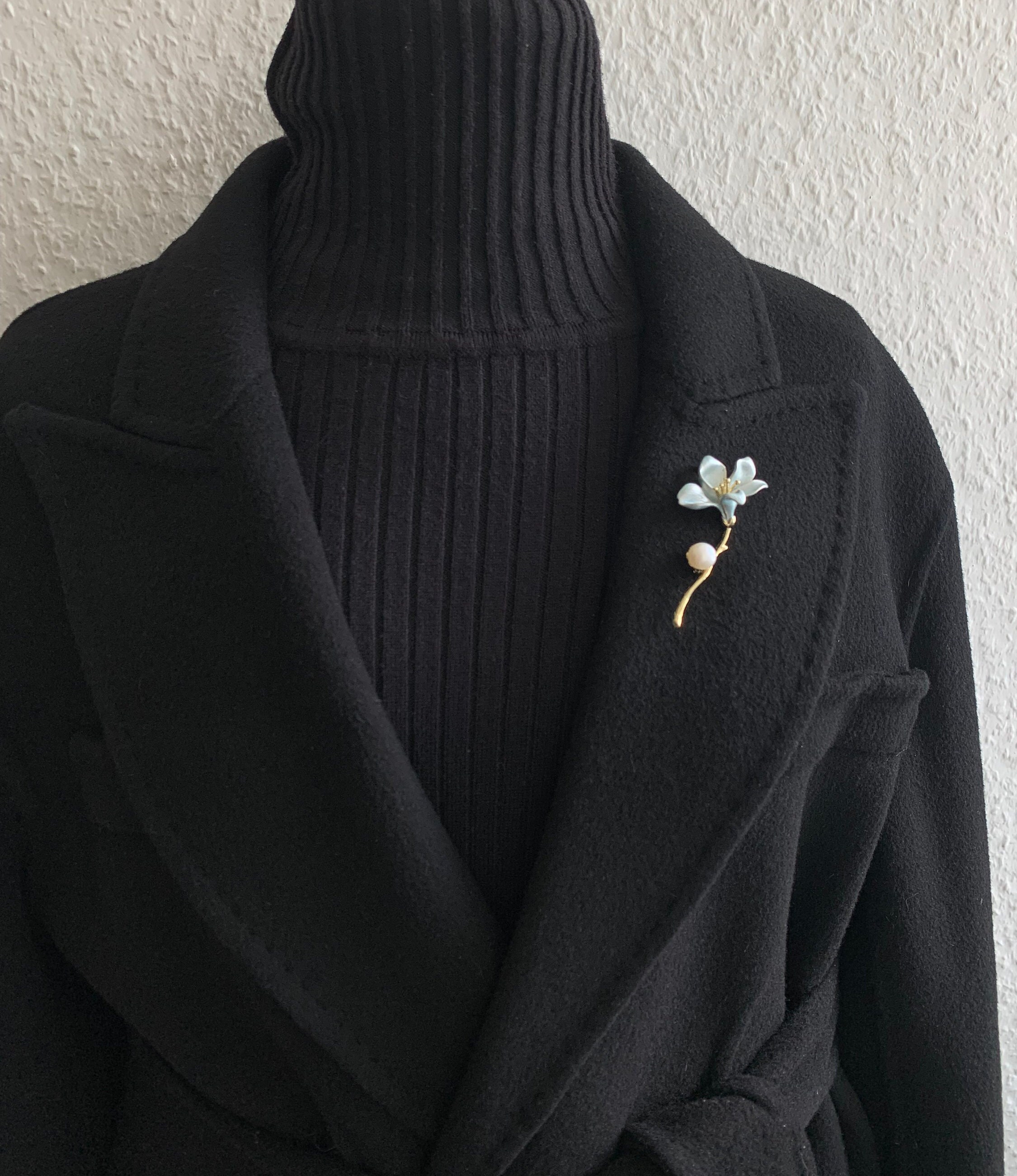 Flower Drip-glazed Enamel Pearl Women's Pins Brooches Weddings Bouquet ...