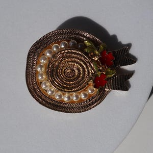 Baroque Style Hat Classic Badges Brooches Vintage Palace Retro Metal ...