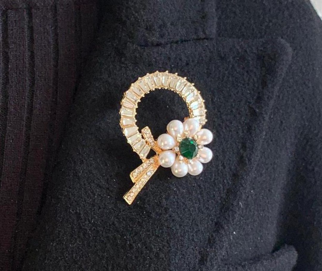 Elegant Flower Shiny Brooches Cute Brooch Party Colour Pins Jewellery ...