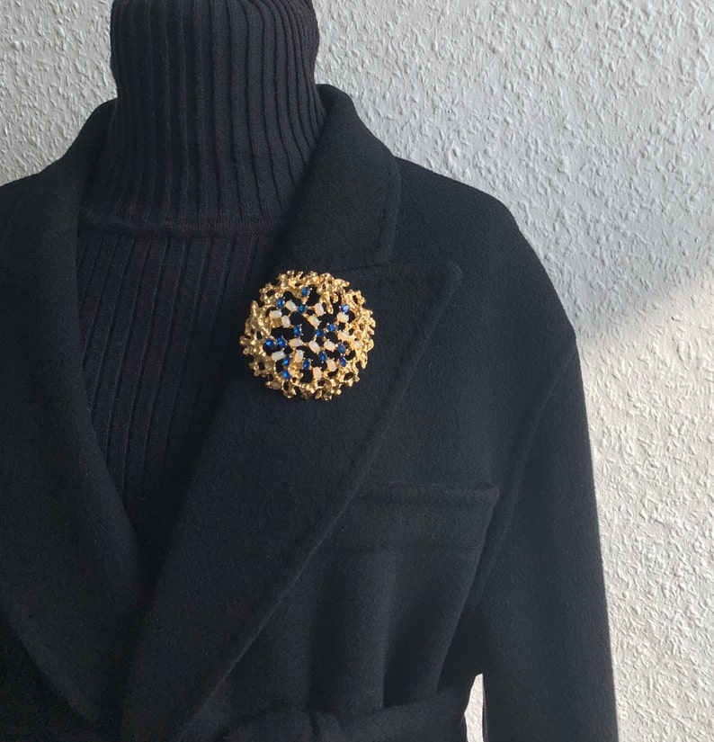 Luxury Vintage Style Colorful Pin Female Fashion Atmosphere Simple Suit ...