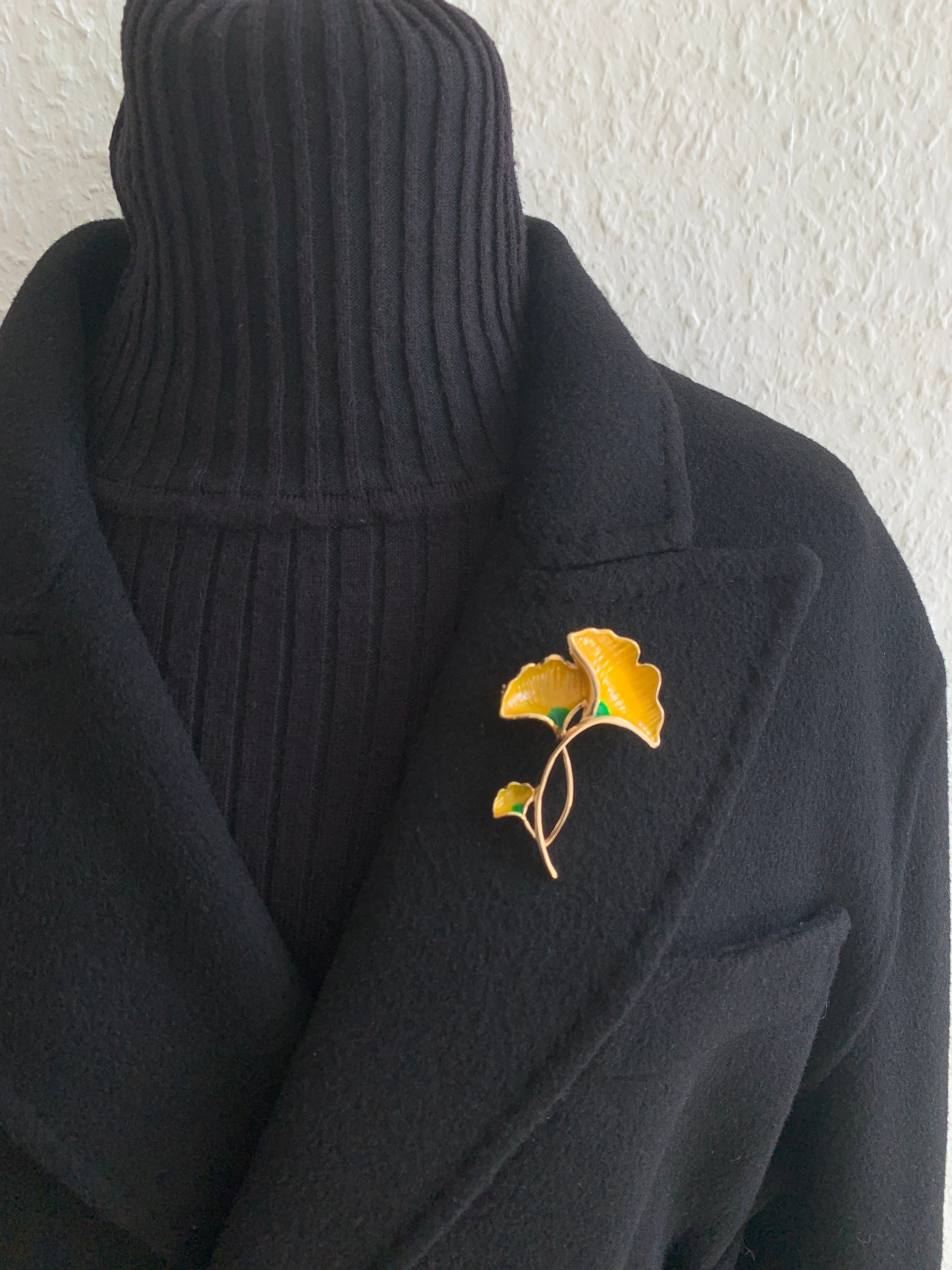 Ginkgo Leaves Pin Women's Pins and Brooches Fashion Brooch Weddings ...