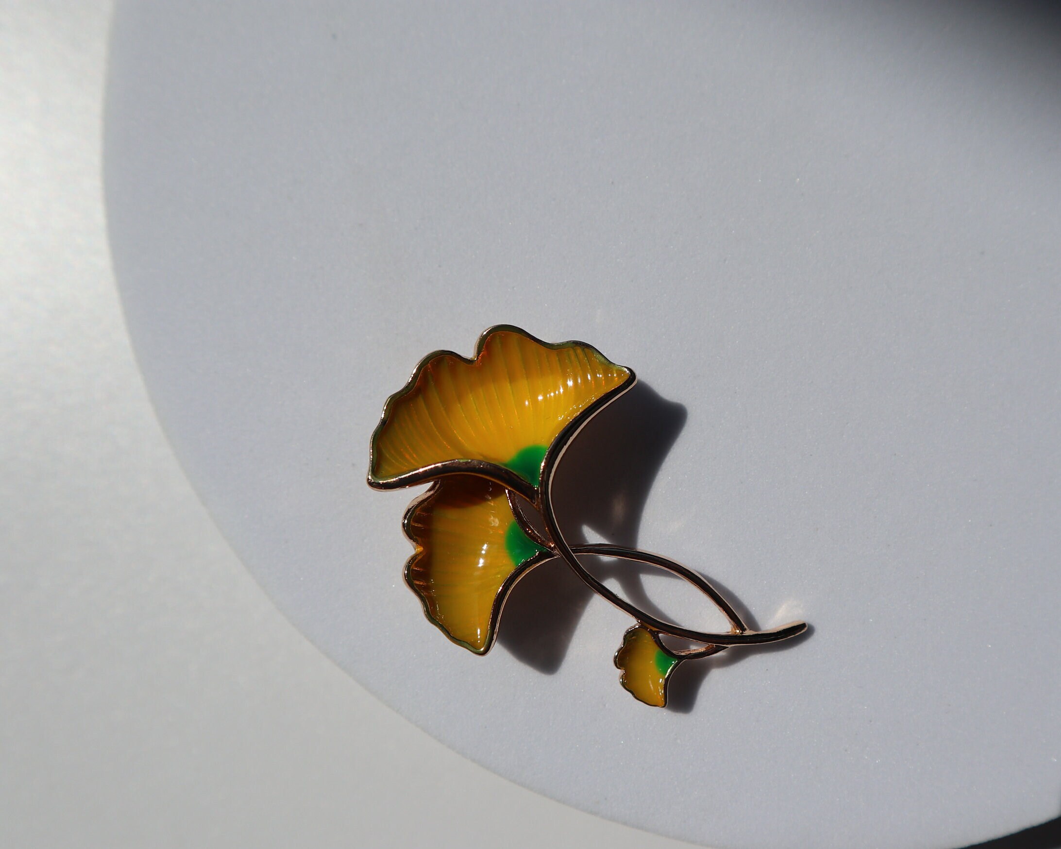 Ginkgo Leaves Pin Women's Pins and Brooches Fashion Brooch Weddings ...