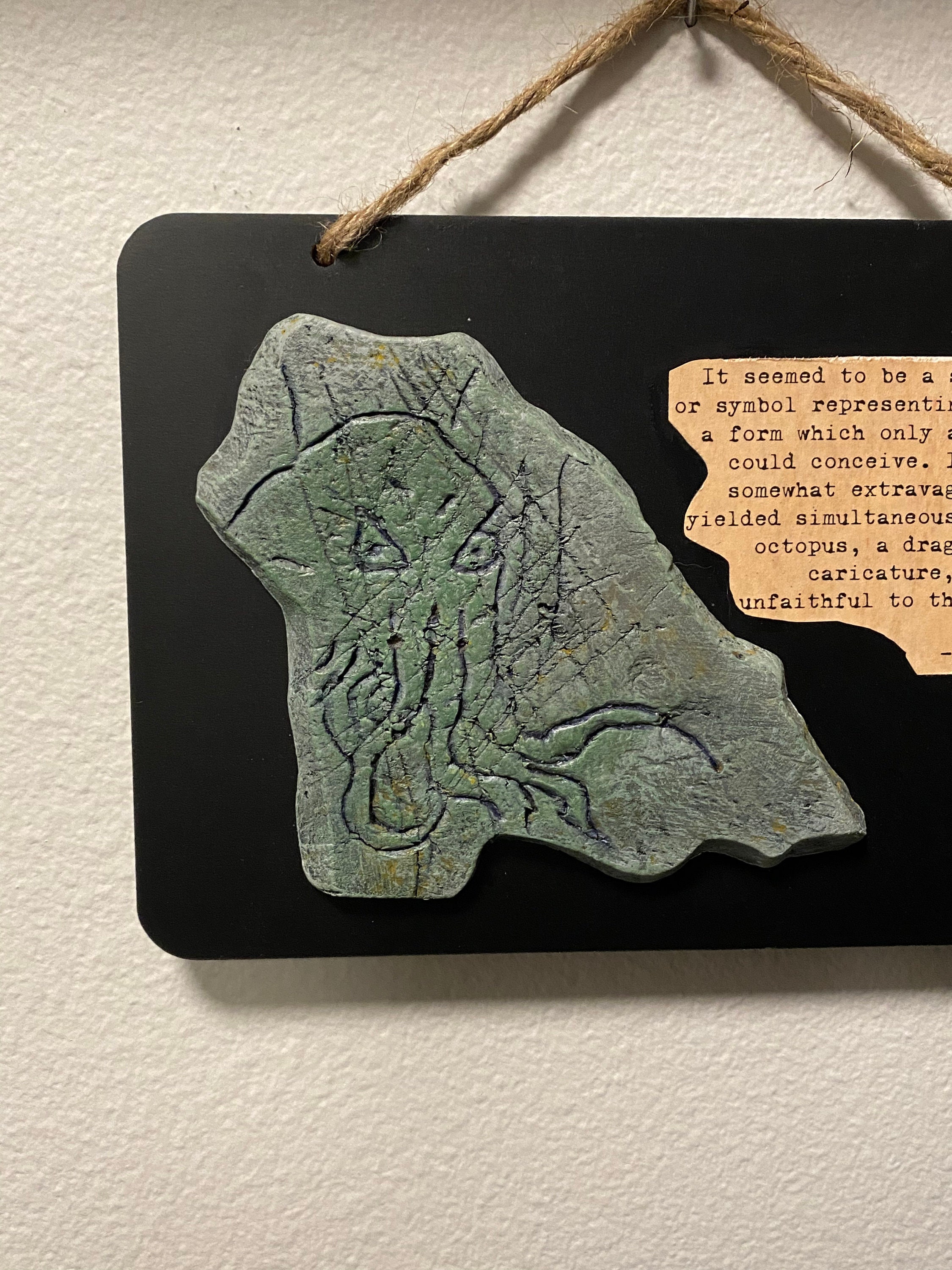 Cthulhu Wall Plaque Hanging Eldritch Home Decor - Etsy