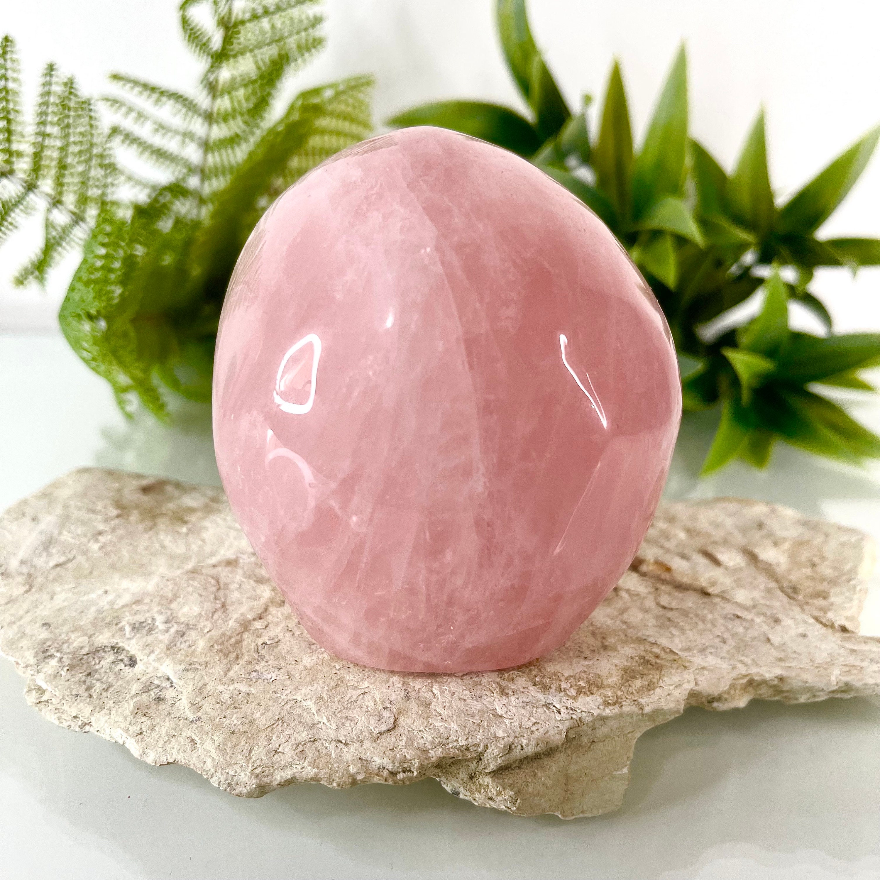 1095g Large Rose Quartz Crystal Skull Rose Quartz Polished - Etsy