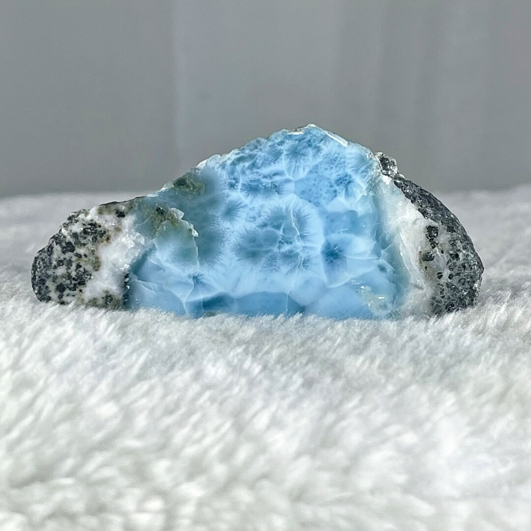 178g AAA Semi Polished Blue Natural Larimar Specimen, High Quality ...