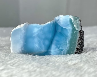 256g Larimar Specimen, High Quality Larimar, AAA+ Semi Polished Ocean ...