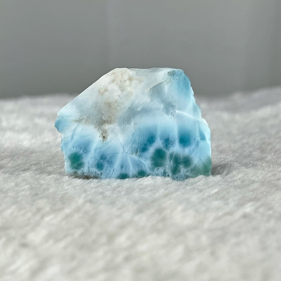 26g High Quality Larimar Slab, Unpolished Blue Larimar Crystal, Larimar ...