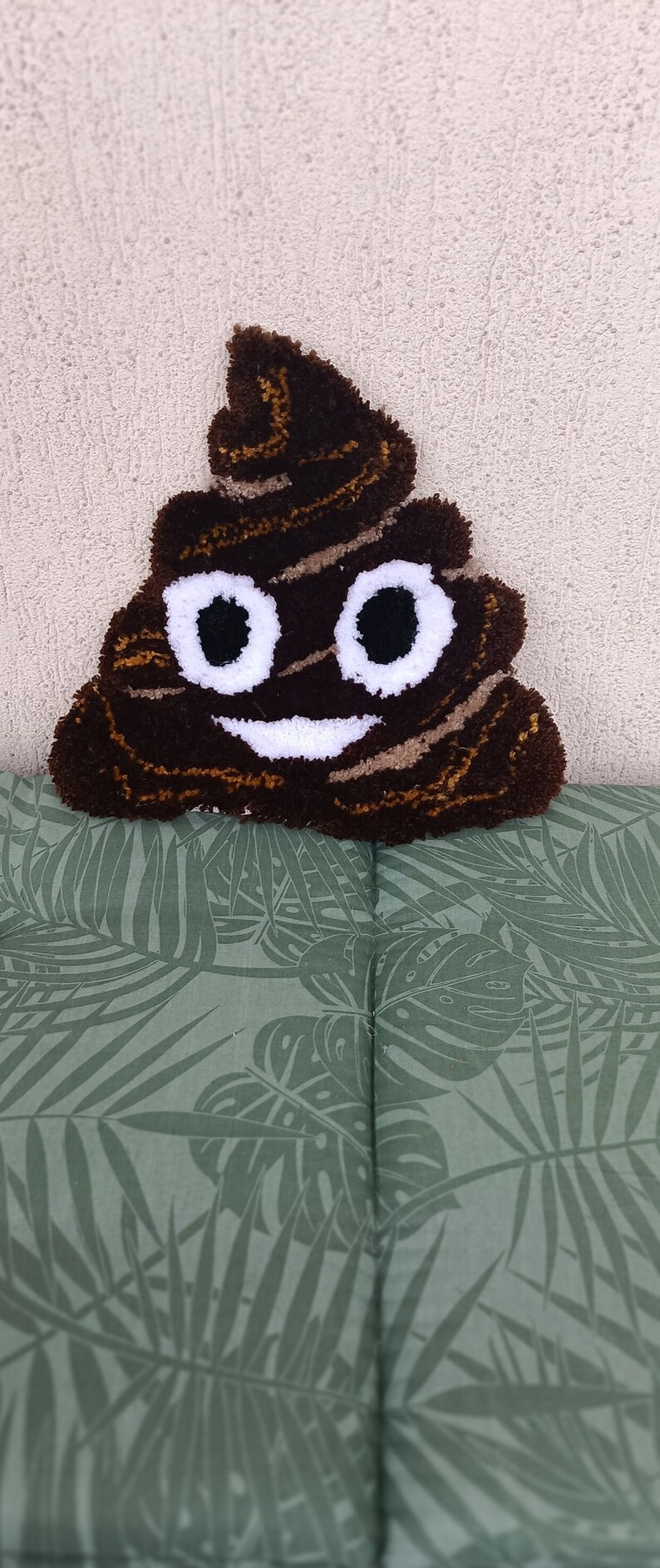 Poop Emoji, Poop Toy, Tufting Poop Emoji Wall Hanging Accessoaires - Etsy