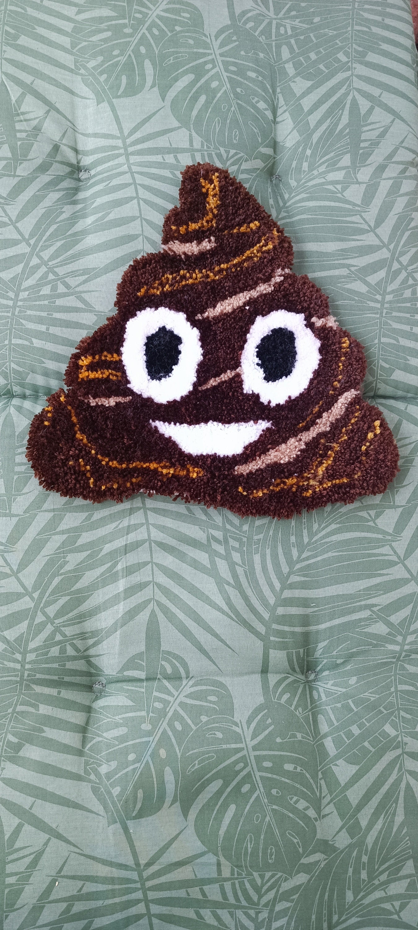 Poop Emoji Poop Toy Tufting Poop Emoji Wall Hanging - Etsy UK