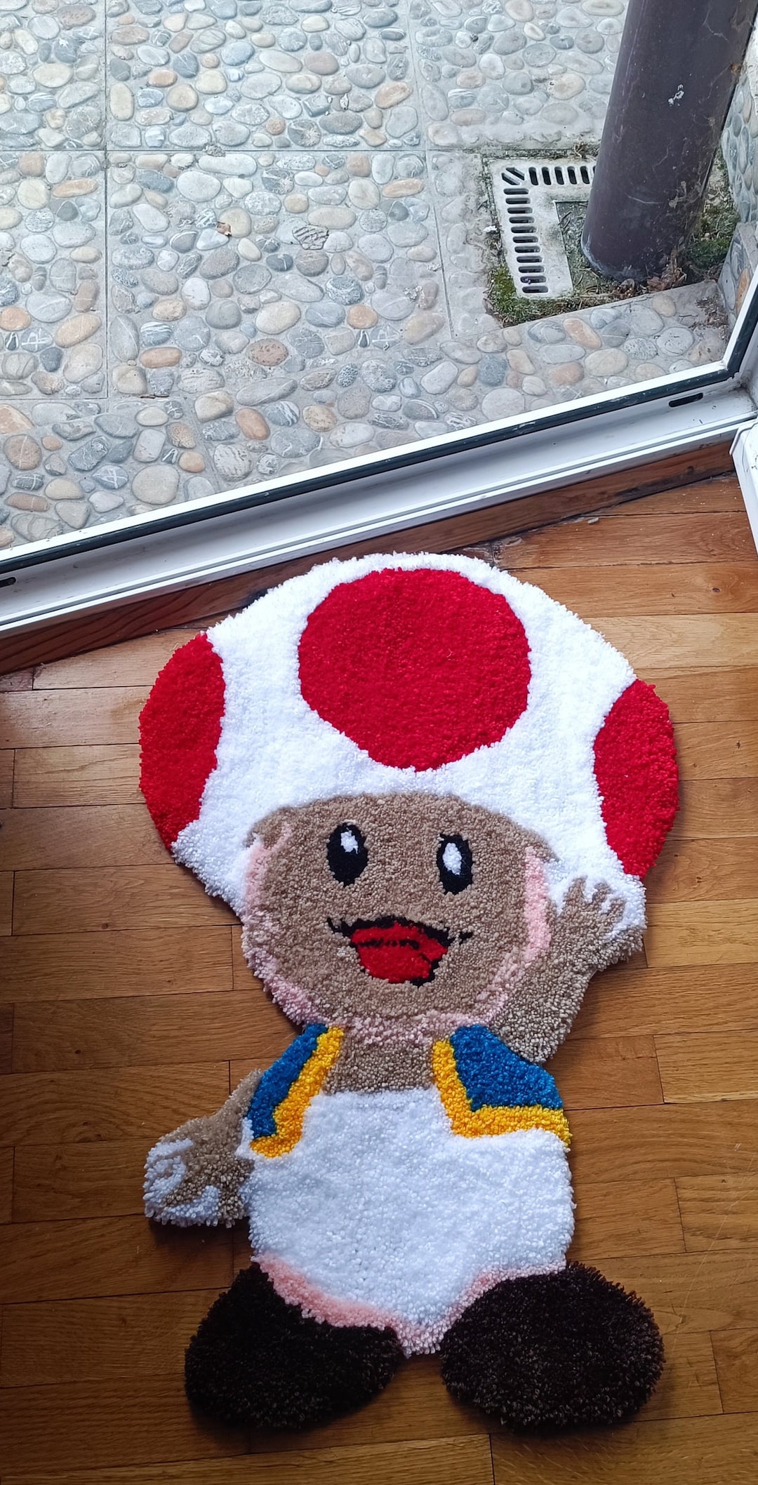 Toad Super Mario Bros Character Toad Tufting Rug Tufting - Etsy