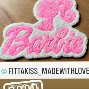 Barbie Rug, Tufting Barbie Logo Mat, Tufting Carpet, Barbie, 6060cm - Etsy