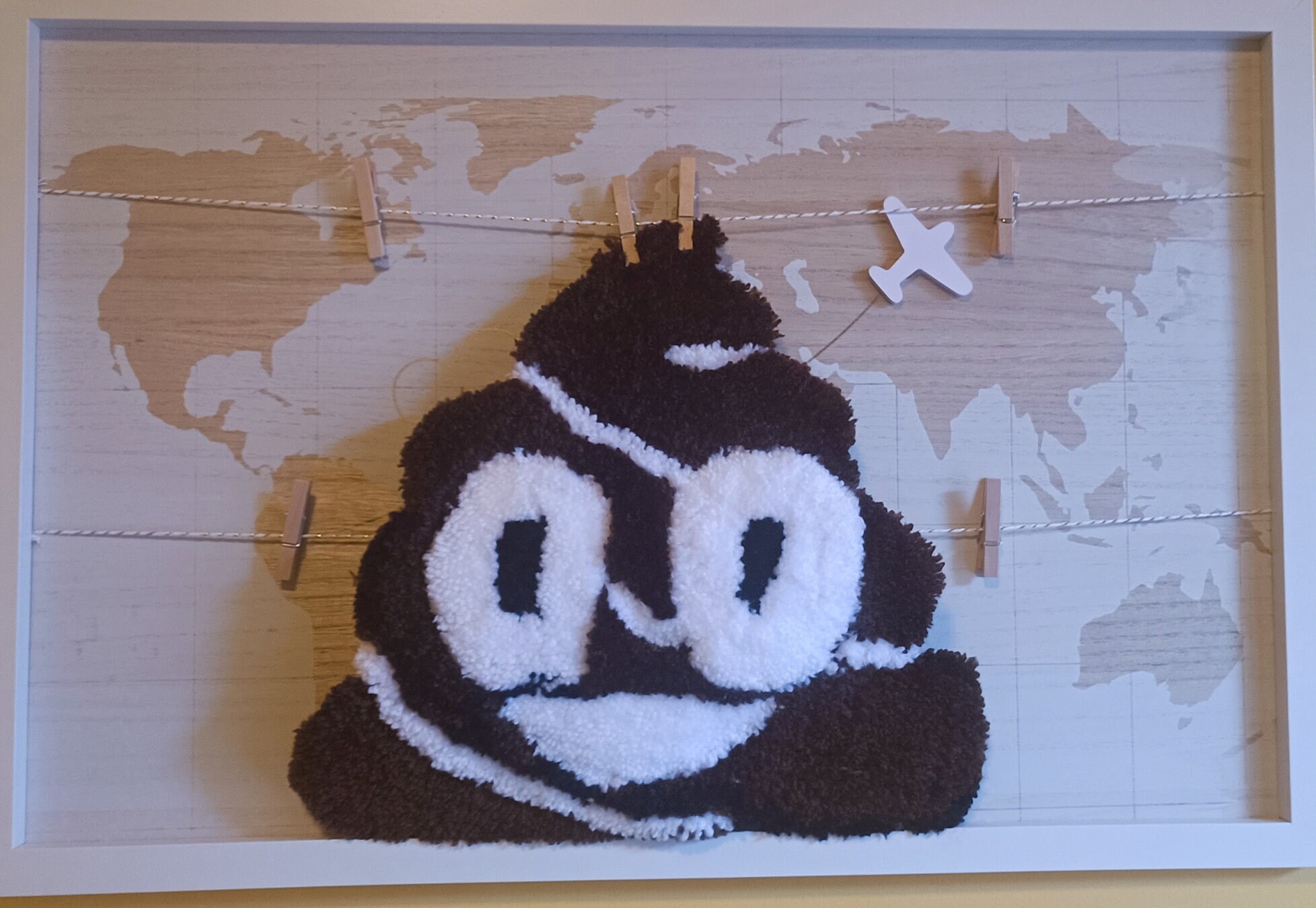 Poop Emoji, Poop Toy, Tufting Poop Emoji Wall Hanging Accessoaires - Etsy