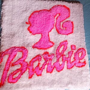 Barbie Rug, Tufting Barbie Logo Mat, Tufting Carpet, Barbie, 6060cm - Etsy