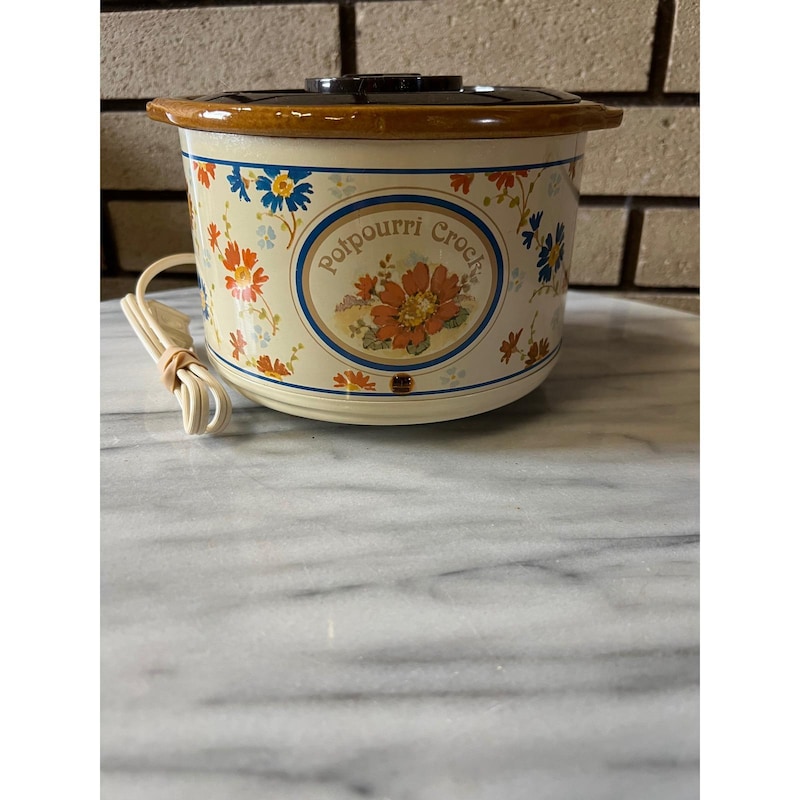 Candle in Vintage Crock - Etsy UK