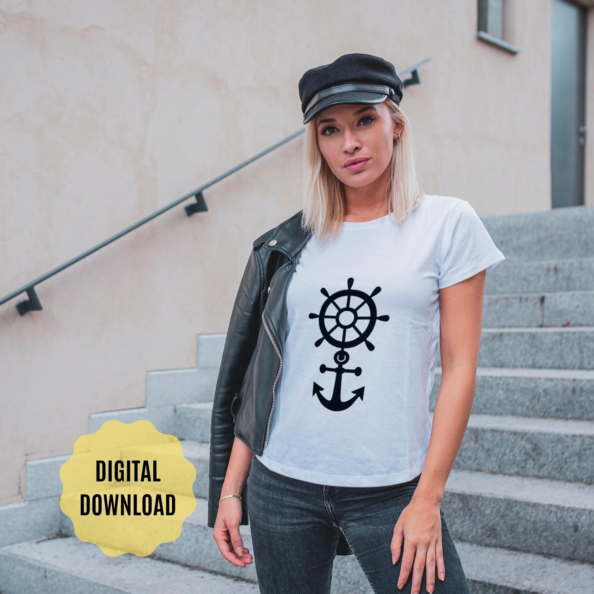 Nautical SVG Boat SVG Anchor and Rudder SVG Sailing Ship Decor - Etsy