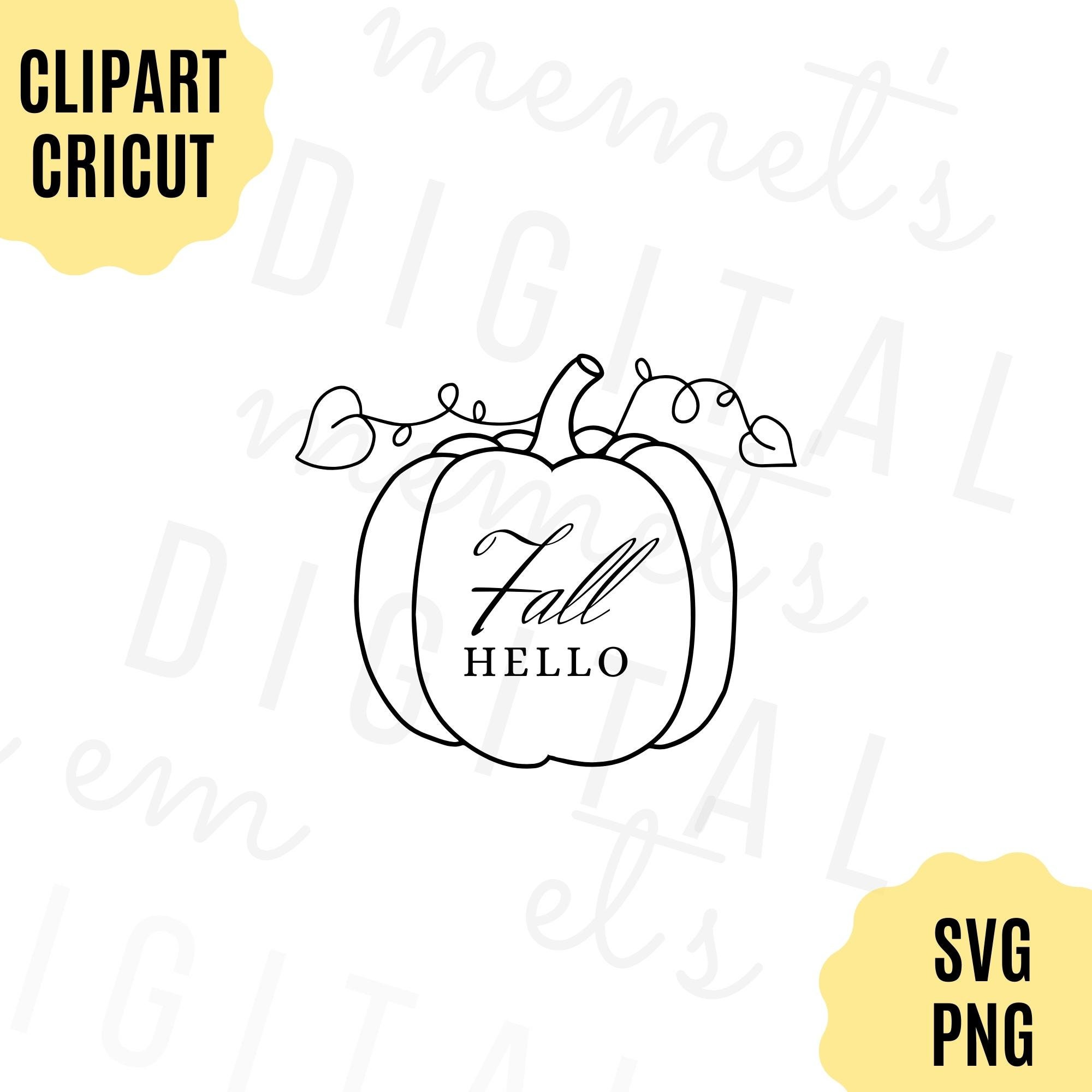 Hello Fall SVG Printable Clipart Bundle for T-shirt Mug and - Etsy