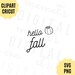 Hello Fall SVG Printable Clipart Bundle for T-shirt Mug and - Etsy