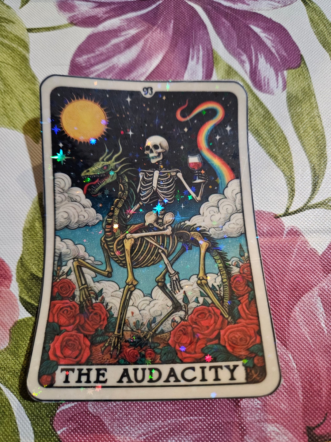 Holographic the Audacity Sticker - Etsy