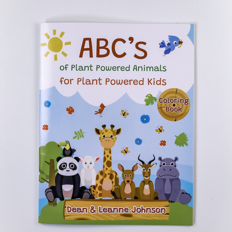 Vegan Colouring Book - Etsy