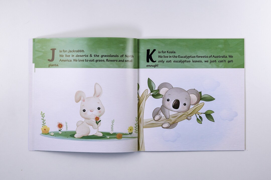 Learn Your Abc's With Our Alphabet Book of Plant Powered Animals for ...