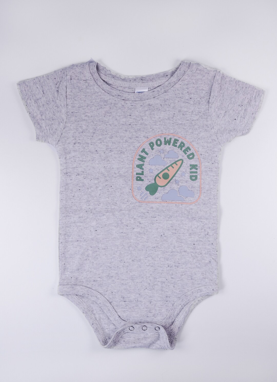Infant Onesie - Plant Powered Kid Rocket Ship - Ethical Clothing - Etsy