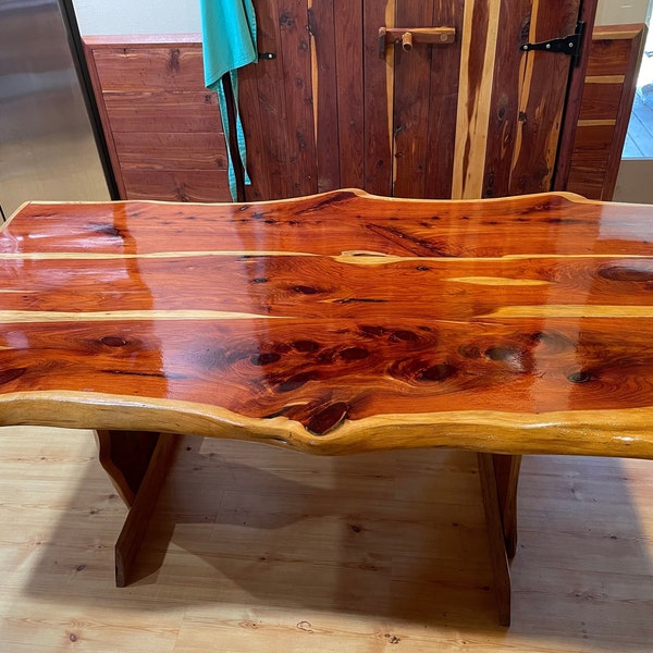 Cedar End Table - Etsy