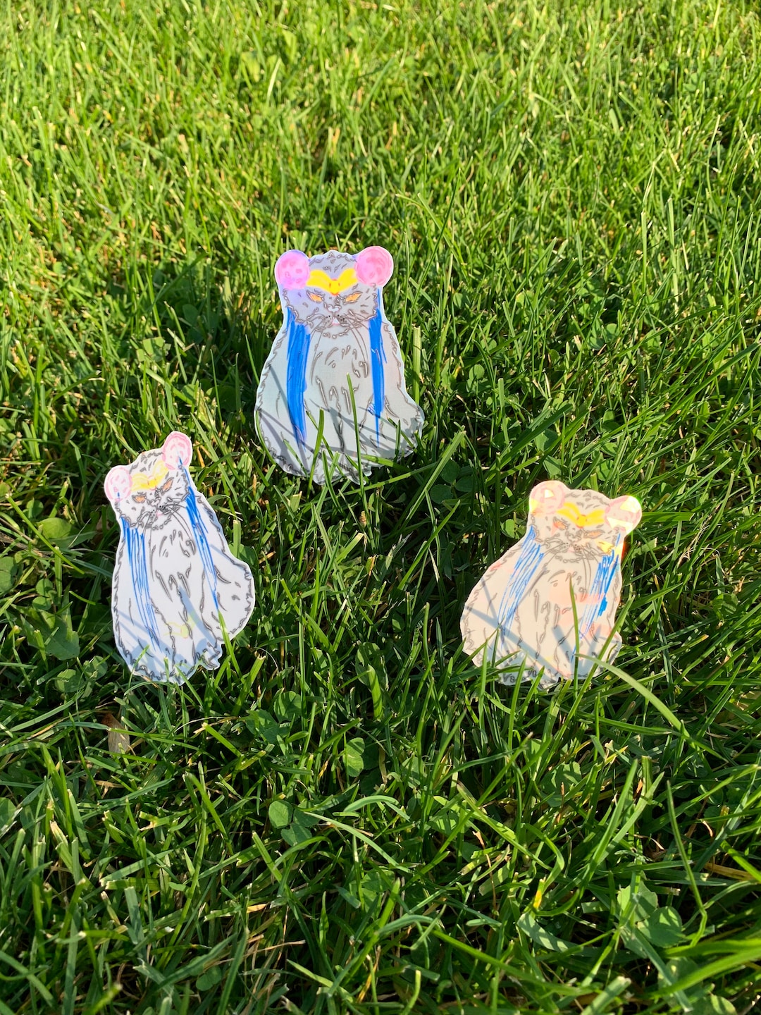 Sailor Moon Cat Sticker - Etsy