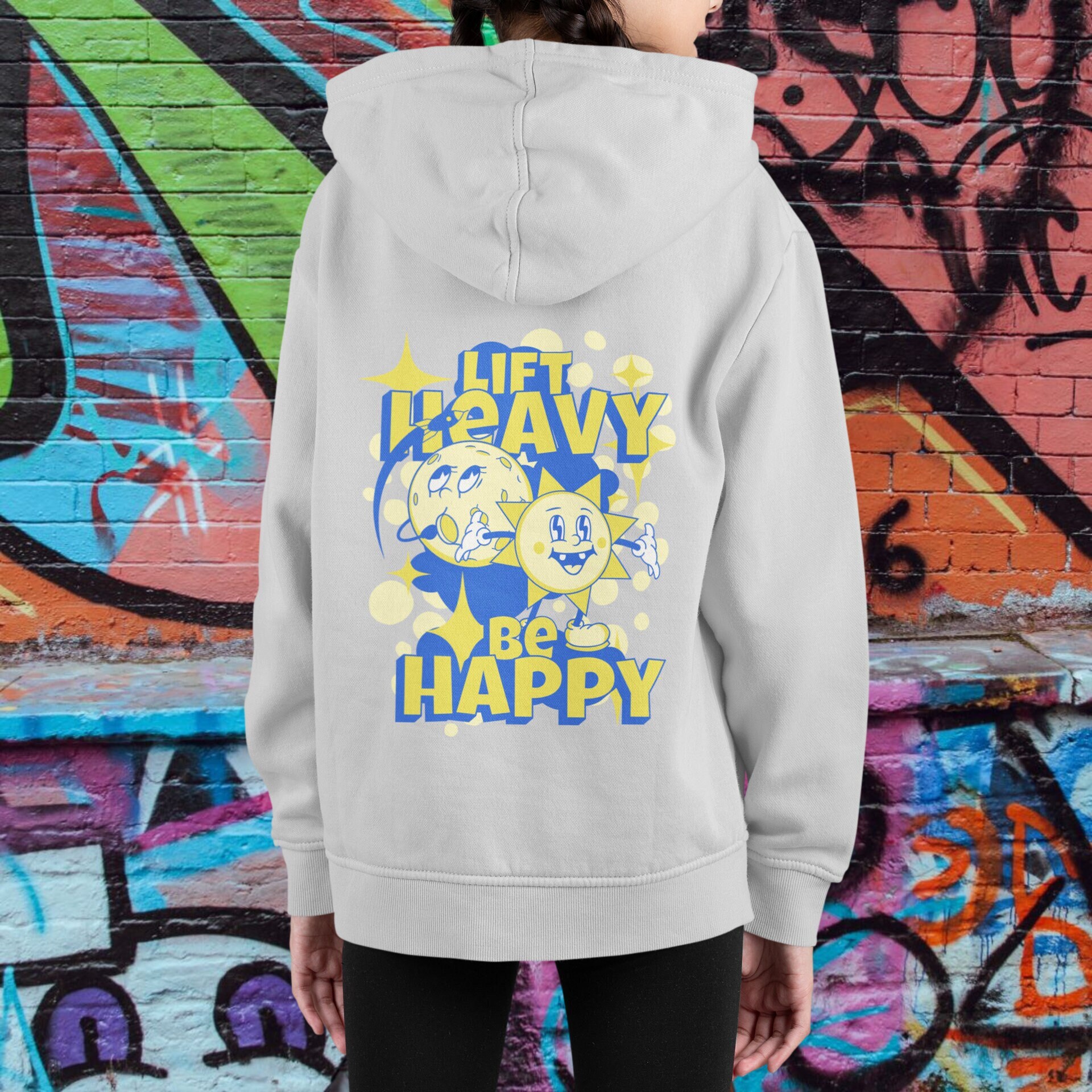 Lift Heavy Be Happy Hoodie, Gym Pump Cover, Gym Lover Gift ...