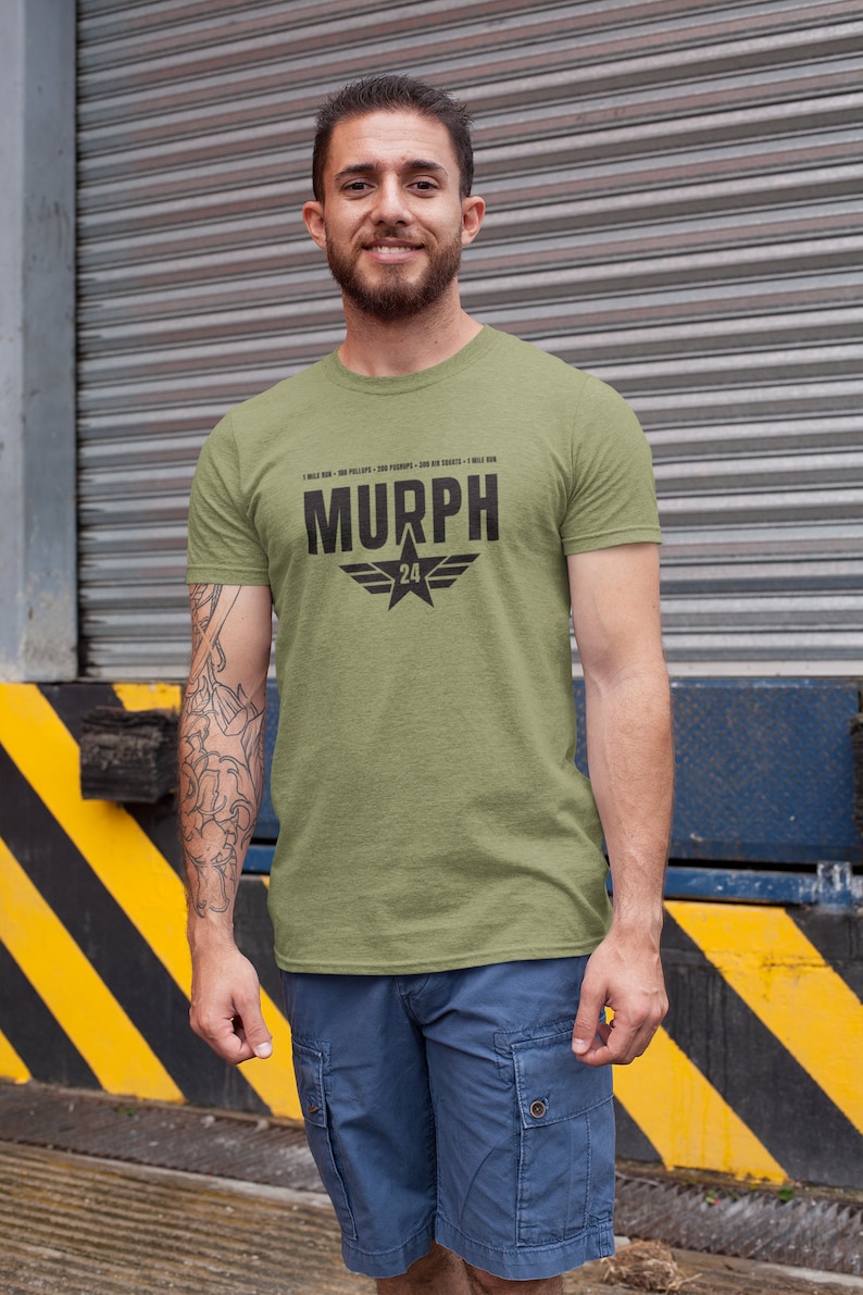 MURPH 24 Tshirt, Hero WOD Tshirt, Memorial Day, Hero Workout, Gym ...