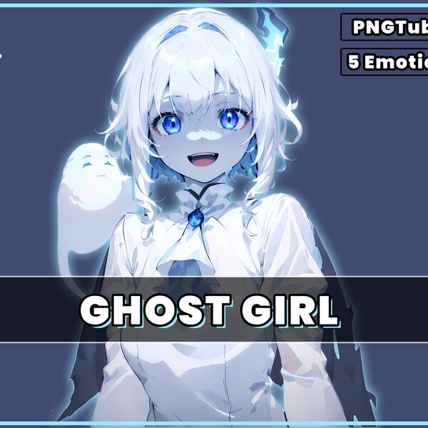 Ghost Girl Vtuber - Etsy