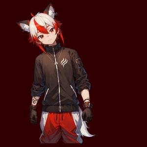 Vtuber - Red Panda Boy | Live2d | Vtube Studio | Animal | Streamer ...