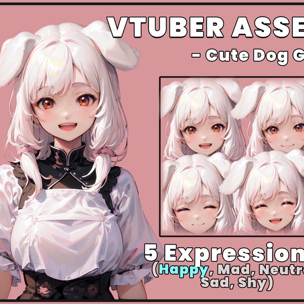 Twitch Vtuber Puppy - Etsy