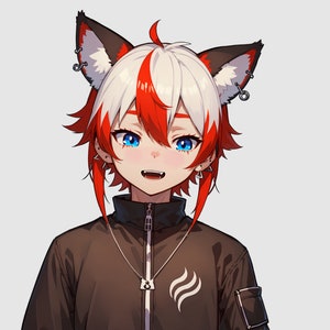 Vtuber Red Panda Boy Live2d Vtube Studio Animal - Etsy Australia