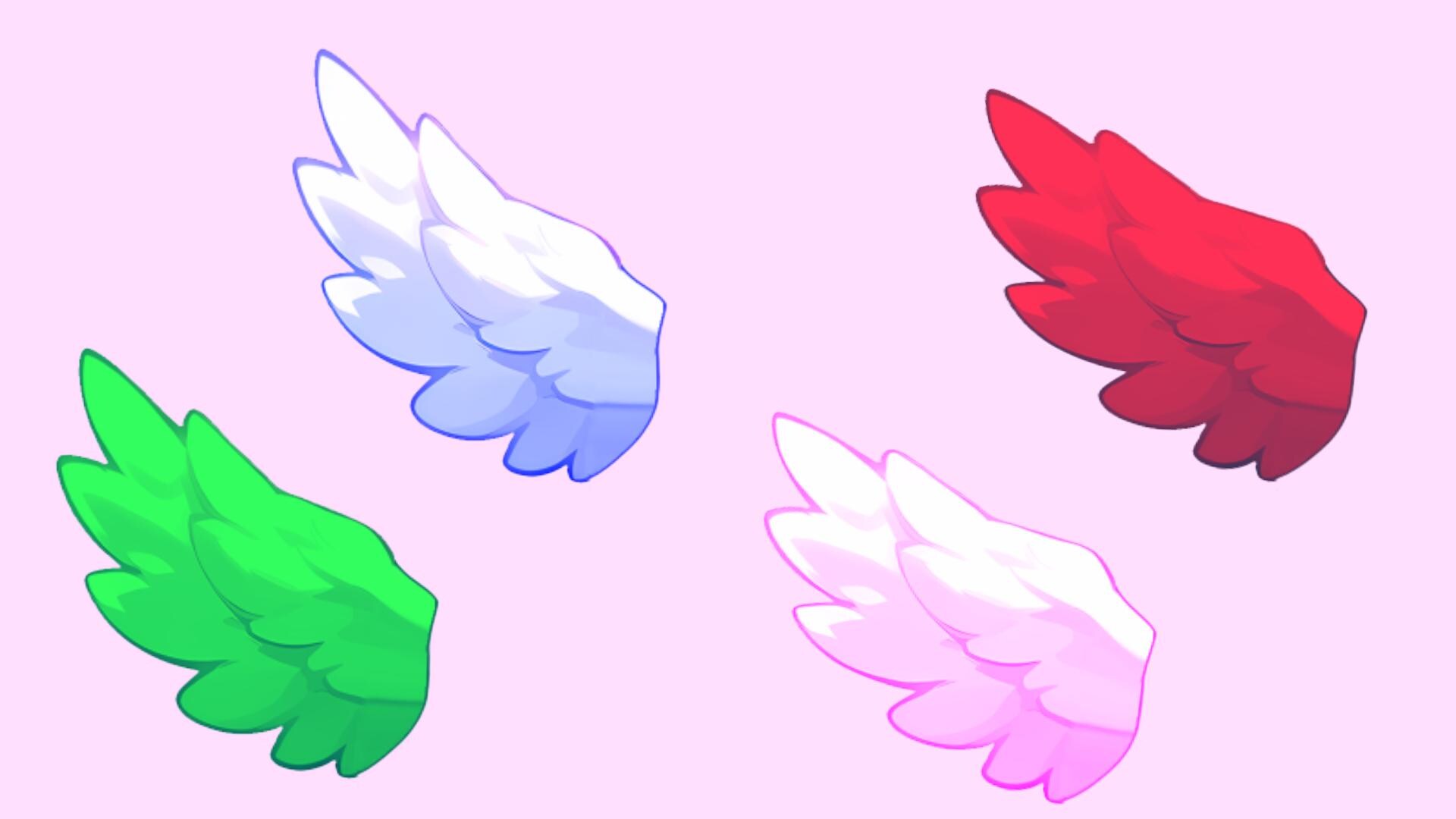 Rigged Live2d Angel Wings and Halo Vtuber Asset - Etsy