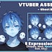 Pngtuber Ghost Boy With 5 Emotions Premade Pngtuber Male Png Model ...