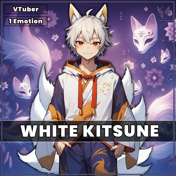 Kitsune Vtuber Model - Etsy