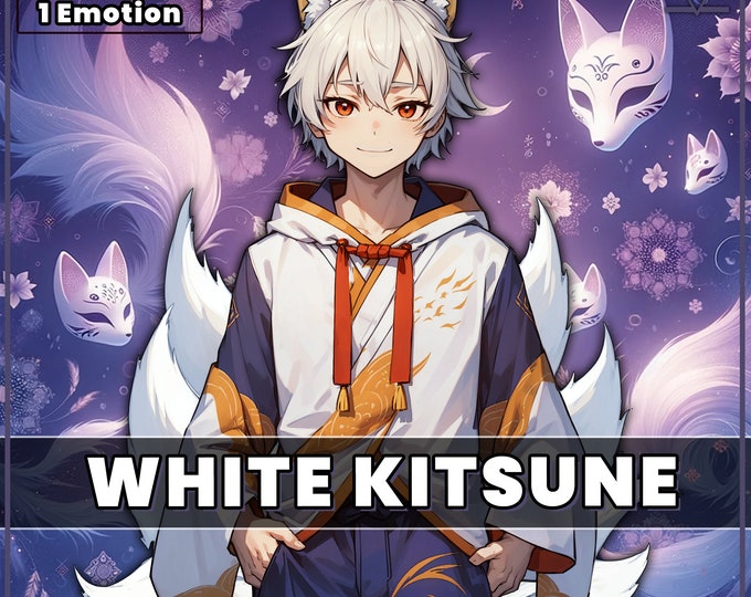 Fox Pngtuber | Cute Vtuber Model | Chibi | Twitch | Youtube | Stream ...