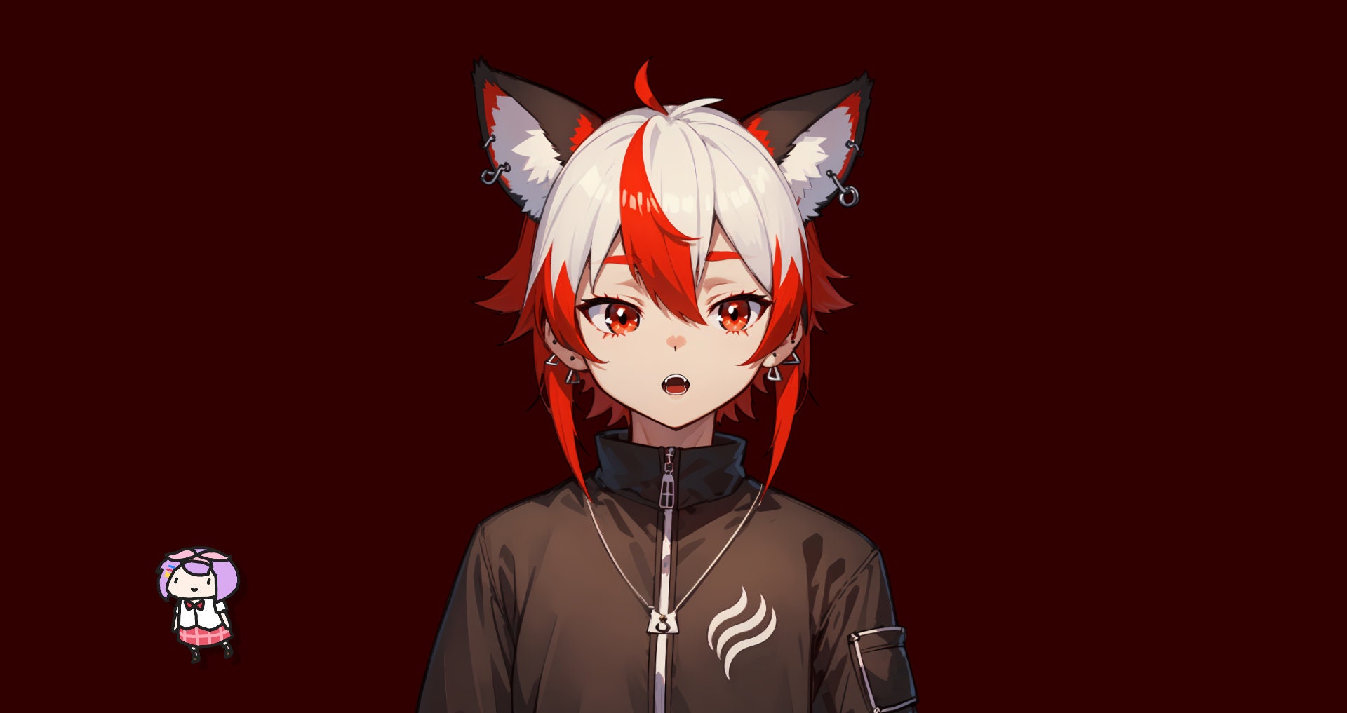 Vtuber - Red Panda Boy | Live2d | Vtube Studio | Animal | Streamer ...