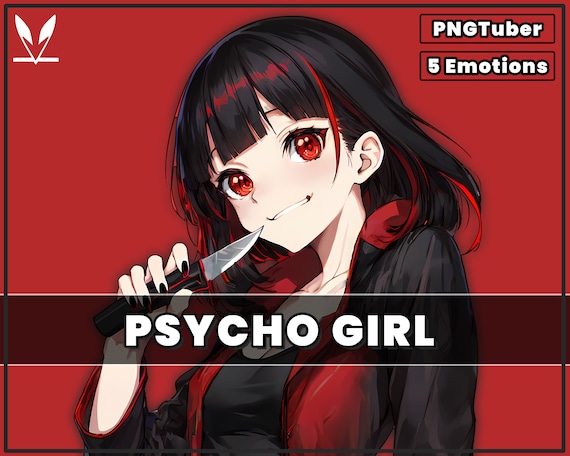 Psycho Girl Cartoon