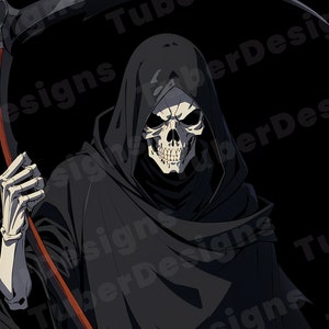 Giftuber Grim Reaper 2D Premade Mode With 1 Emotion for Streaming ...