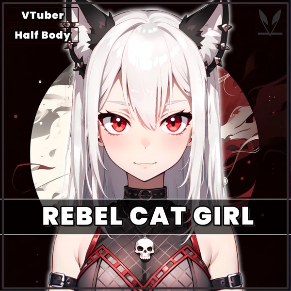 Live2d Vtuber Model Neko - Etsy