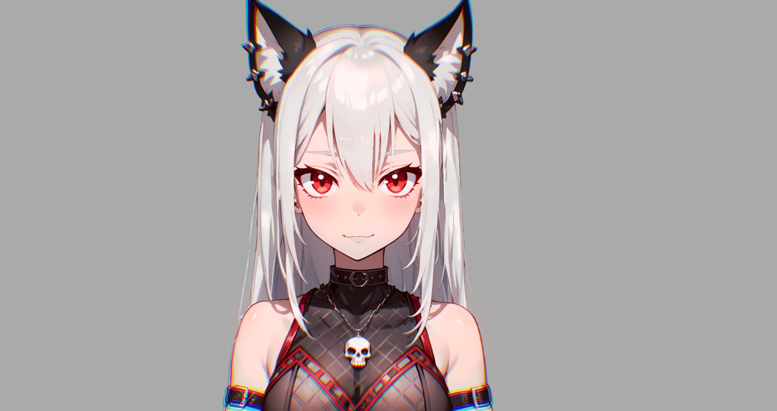 Premade Vtuber Model - Rebel Cat Girl for Vtube Studio as a Hot Black ...