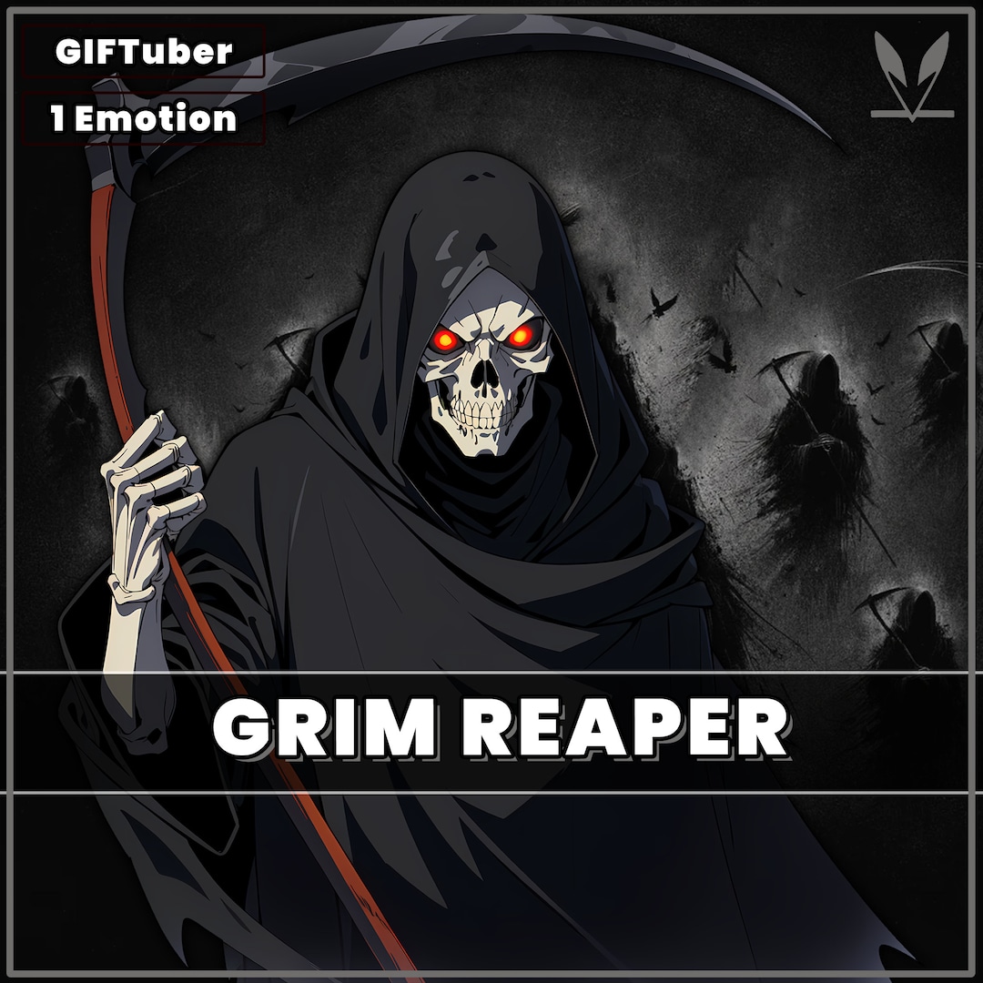 Giftuber Grim Reaper 2D Premade Mode With 1 Emotion for Streaming ...